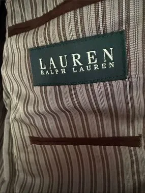 Lauren Ralph Lauren | Suits & Blazers | Lauren Ralph Lauren Dark Brown ...
